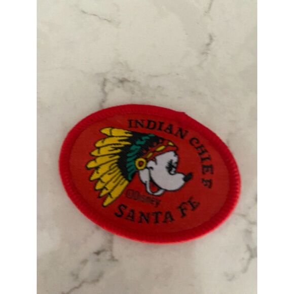Disney | Design | Disney Mickey Mouse Indian Chief Santa Fe Red Sewing ...